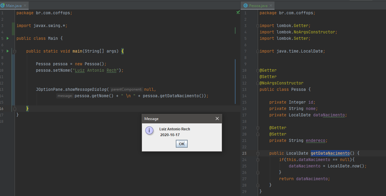 Utilizando Lombok com Java no Intellij - Coffops Lombok Java Intellij