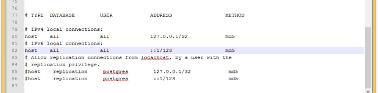 Liberando acesso ao banco de dados PostgreSQL no Windows - Coffops
