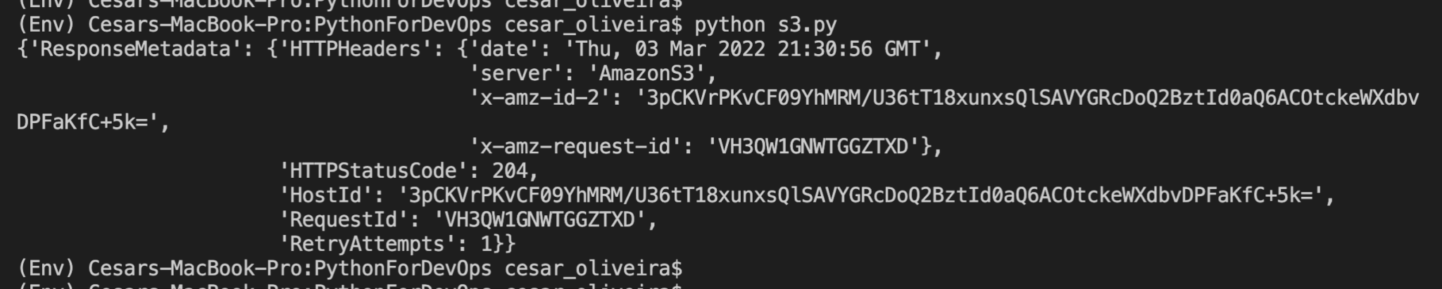 Manipulando buckets e objetos do Amazon S3 com Python - Coffops