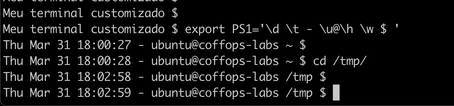 Como alterar o prompt de comando do terminal Linux? - Coffops